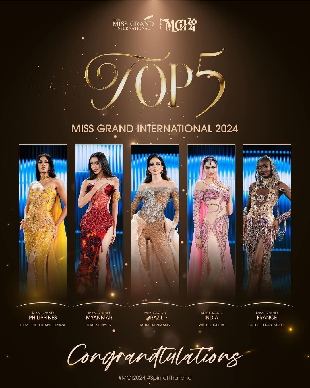 Người đẹp Ấn Độ đăng quang Miss Grand International, Quế Anh outtop đáng tiếc