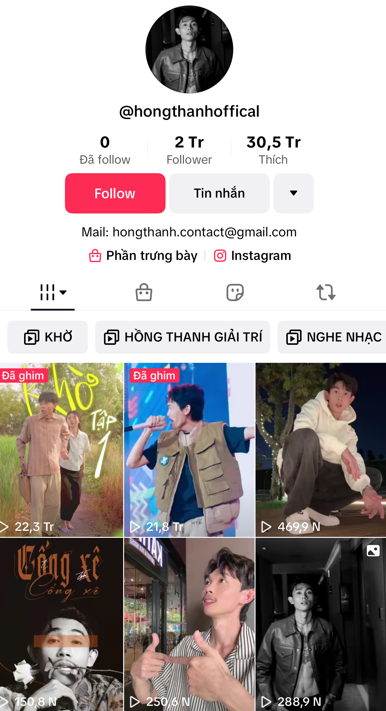 Hồng Thanh xoá clip công khai tình yêu với hot girl Bivi Vũ: Mối tình 1 ngày là có thật?