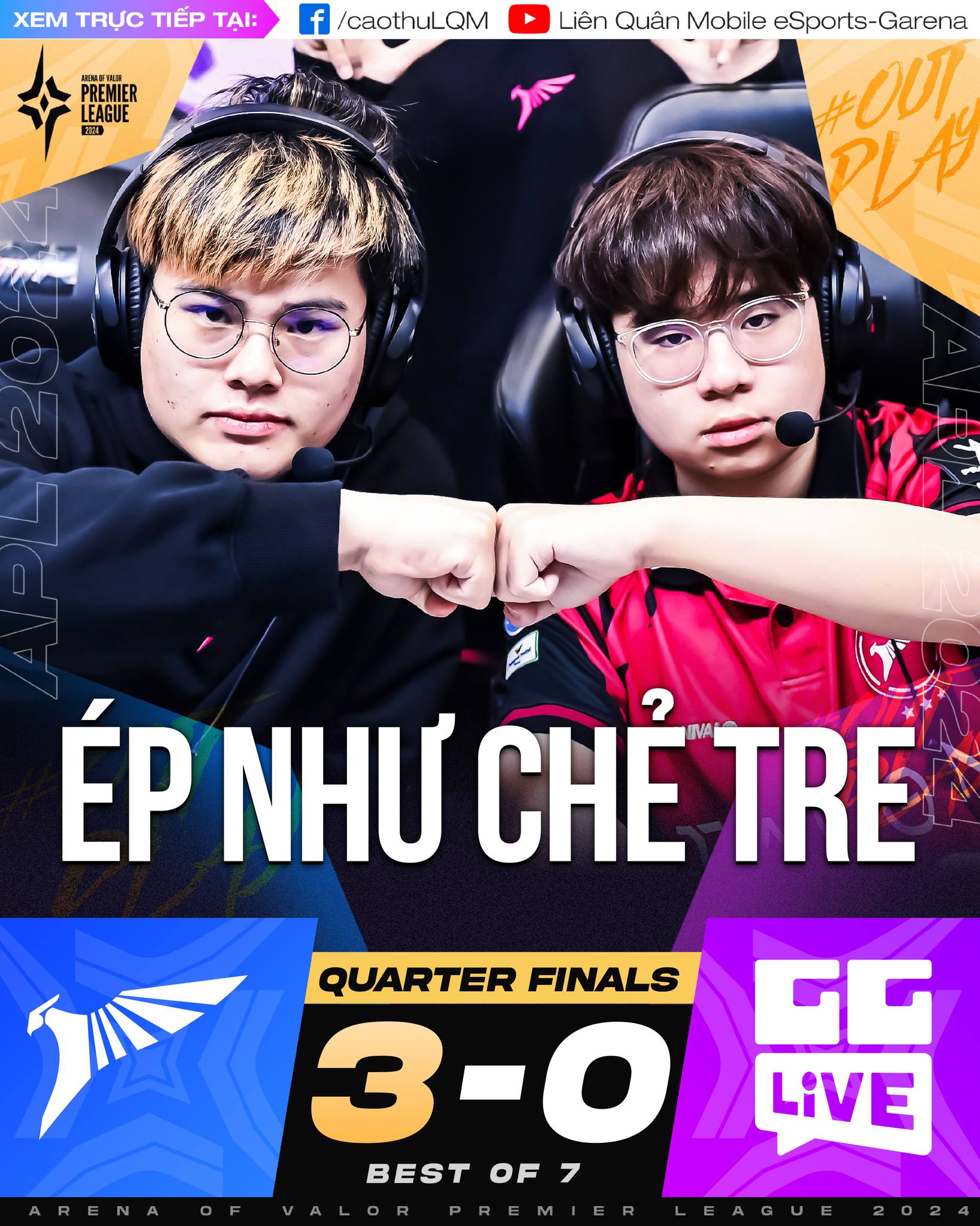 Địa chấn: GG Live lật kèo không tưởng, đánh bại nhà đương kim vô địch ...