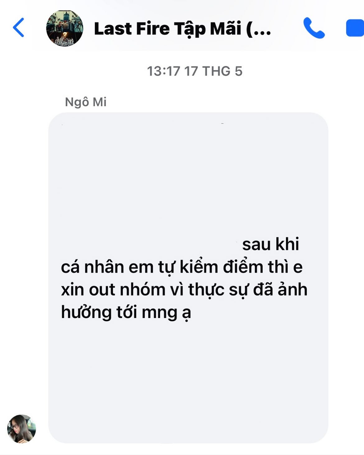 Mi Nga xin nghỉ, bị buộc xoá tên khỏi Last Fire Crew vì ồn ào tình tay ba