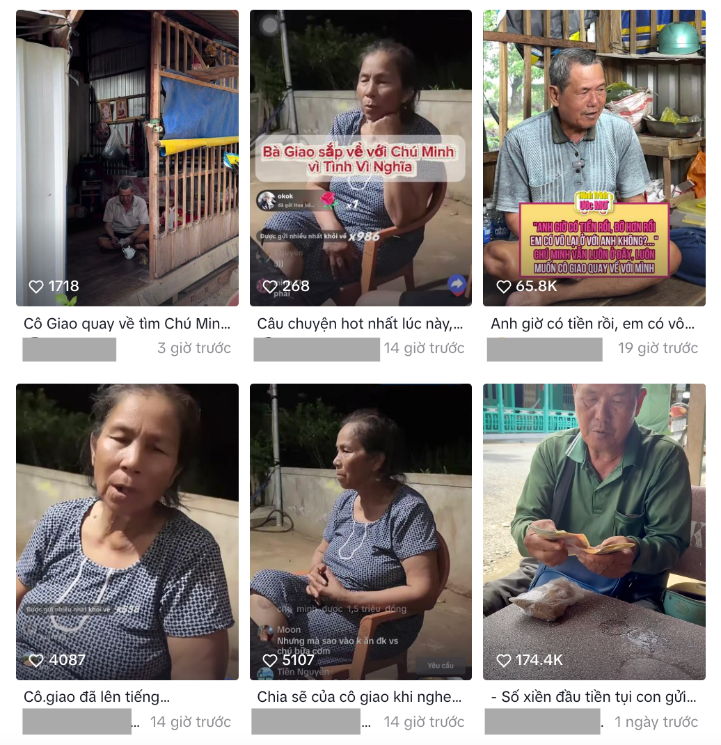 Dàn YouTuber, TikToker tràn xuống nhà chú Ba Minh (Đồng Tháp) sau câu chuyện tình lấy nước mắt